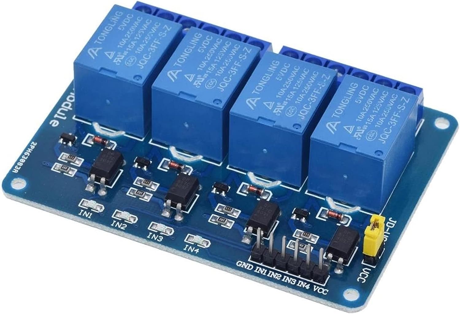 4 Channel Optocoupler Relay Module – SMARTQAT
