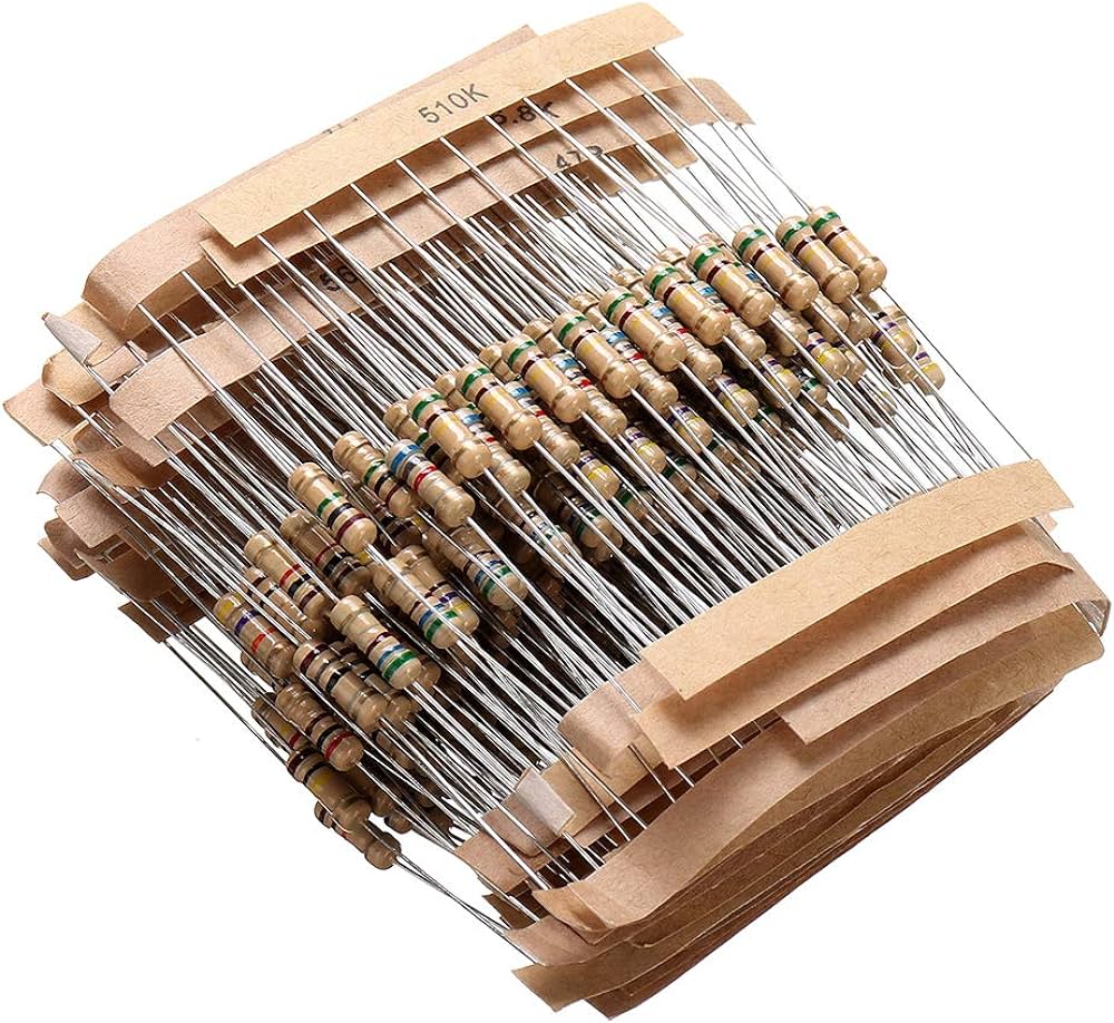 300pcs 30 Values 1R-3M 1/2W Resistor Kit – SMARTQAT