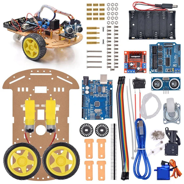 R2A New Avoidance Tracking Motor Smart Robot Car Chassis Kit – SMARTQAT