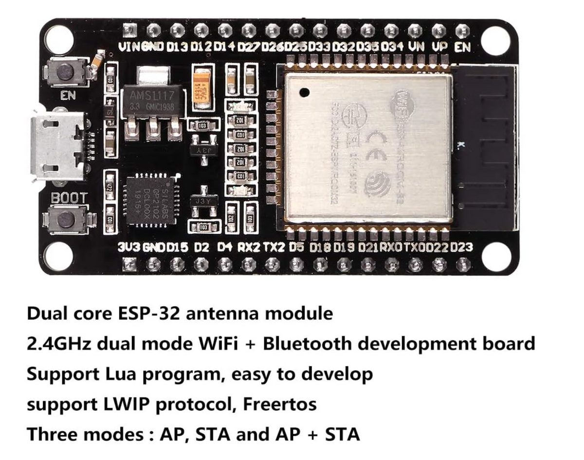 ESP32 NODEMCU Development Board – SMARTQAT
