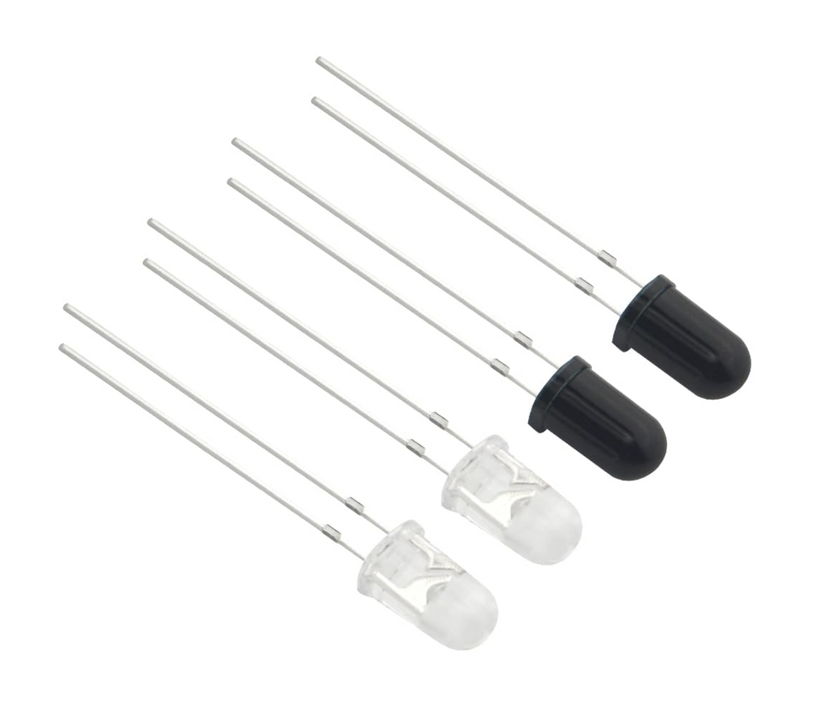 5MM Infrared Transmitter Receiver Tube F5 IR LED (2 pieces) – SMARTQAT