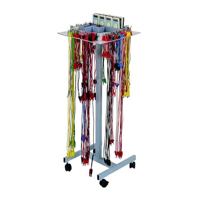 Electrical leads stand with casters and container 283413 حامل اسلاك ...