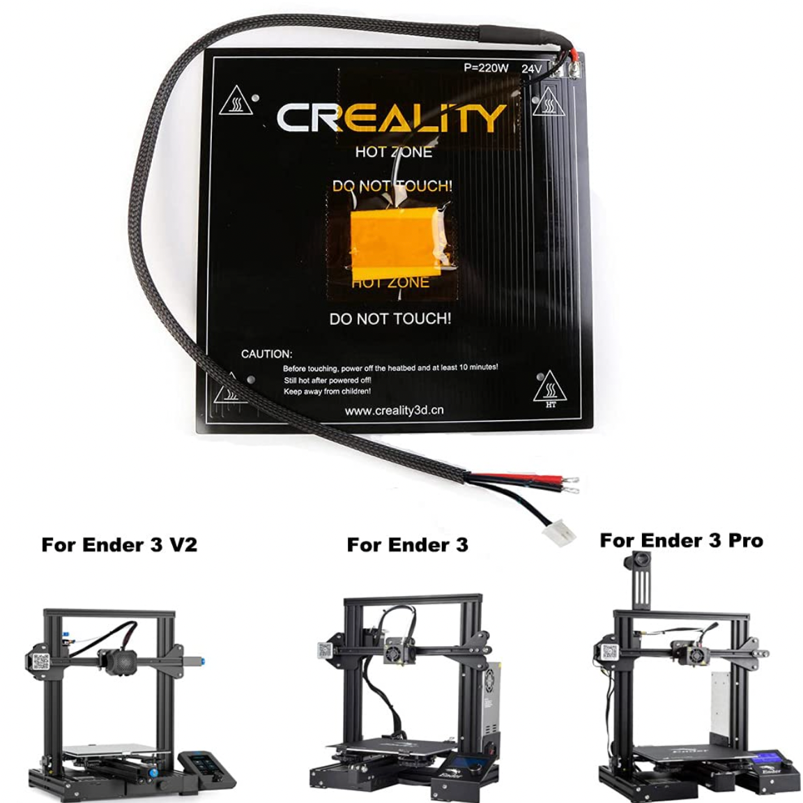 Ender-3 Hotbed Kit Creality – SMARTQAT