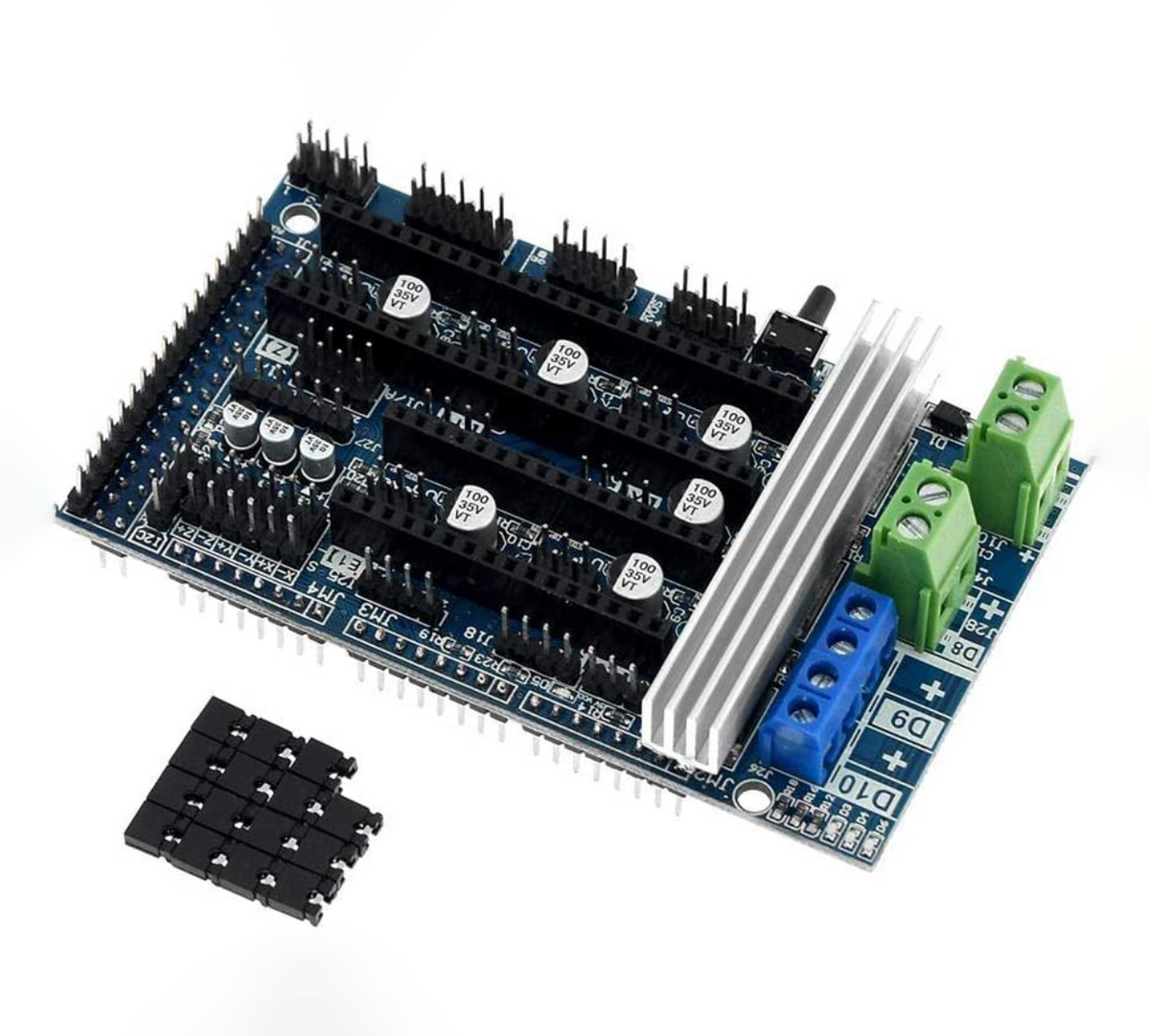 Ramps 1.6 Expansion Control Panel With Heatsink Upgraded Ramps – SMARTQAT