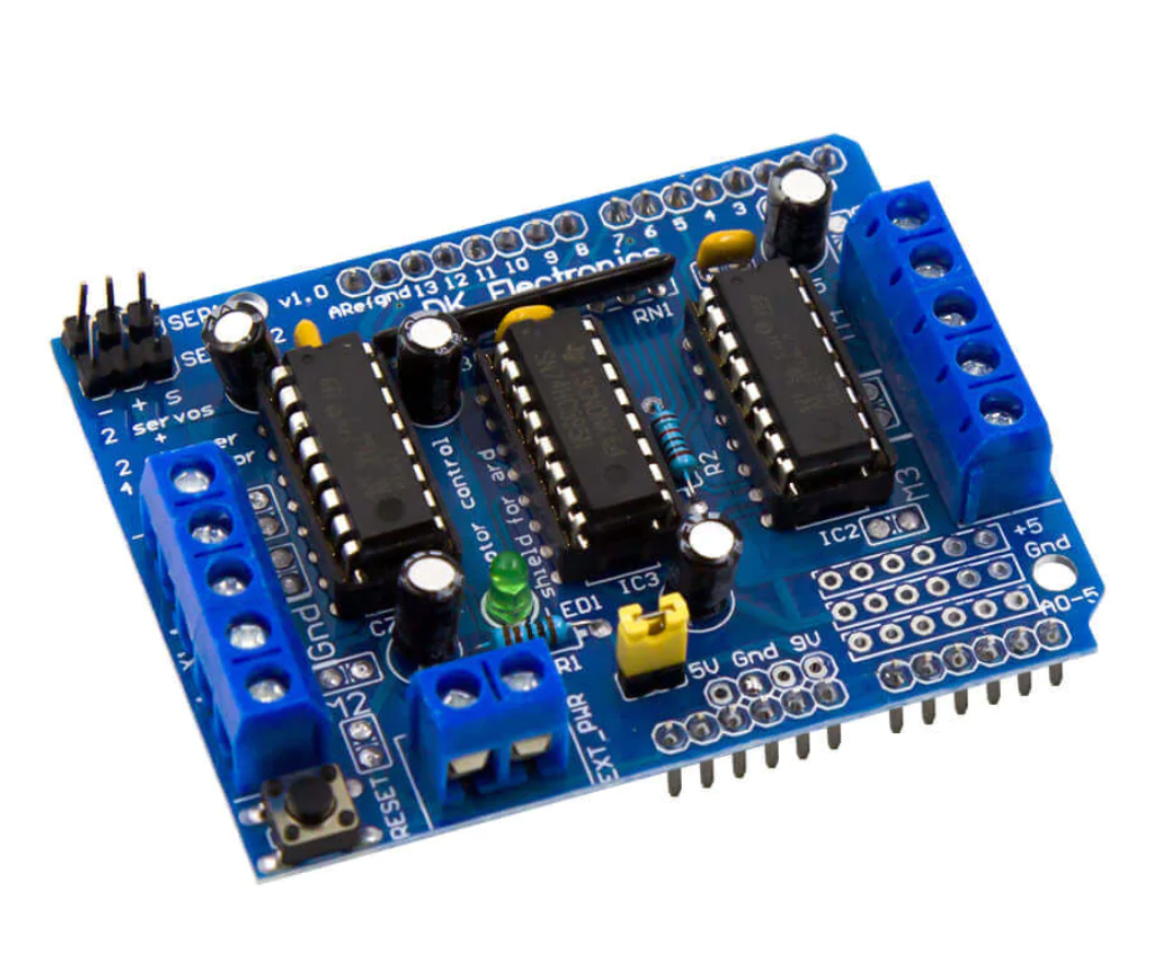 L293D driver motor shield for Arduino – SMARTQAT