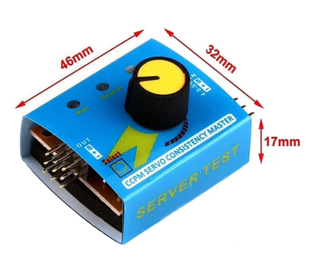 4.8-6V Multi Servo Tester Gear – SMARTQAT