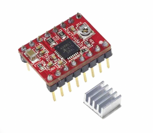 "A4988 Stepper Motor Driver (1.5A) | High-Current Microstepping Driver ...