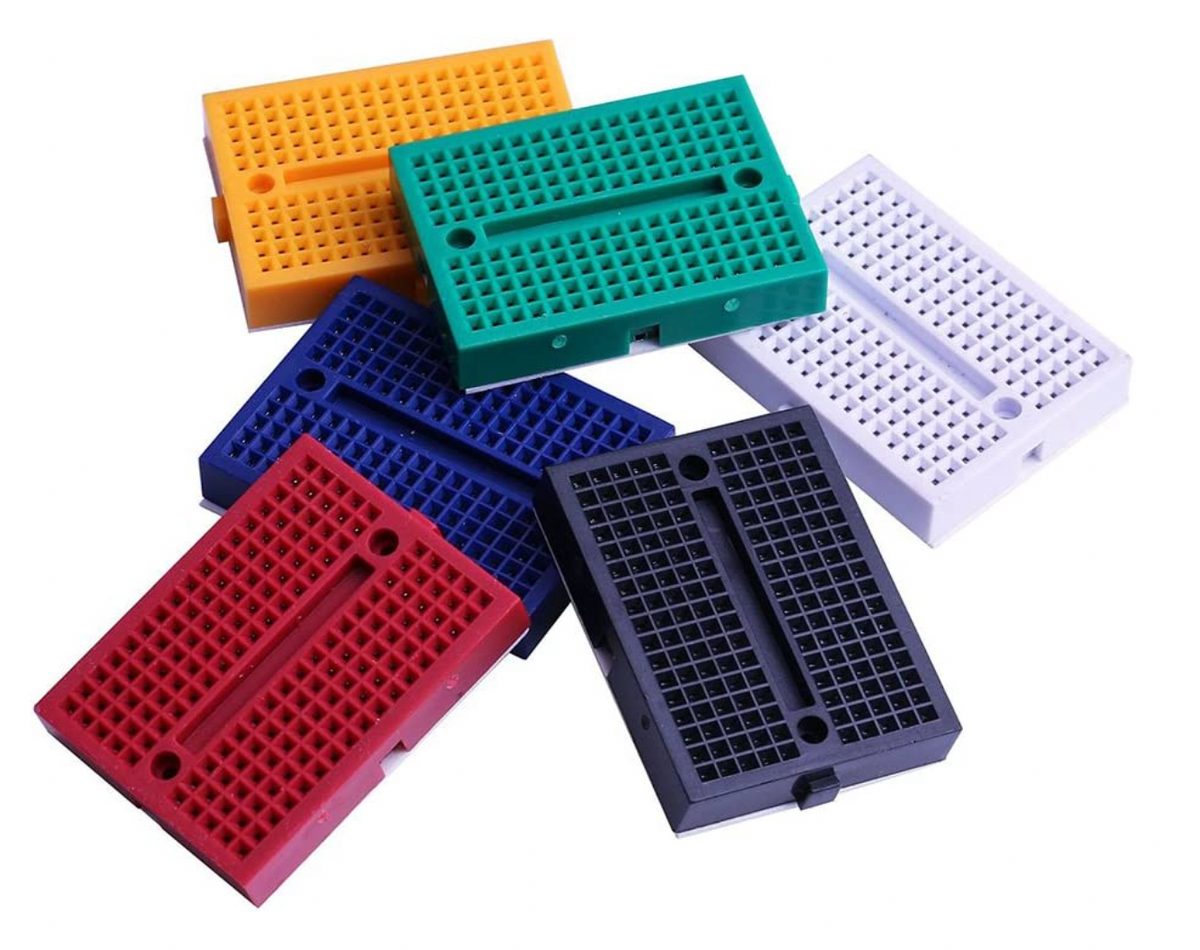 Mini Breadboard 170PTS (Yellow/Red) – SMARTQAT