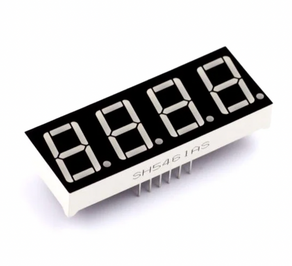0.56 inch 4 Digit 7 segment LED Display – SMARTQAT