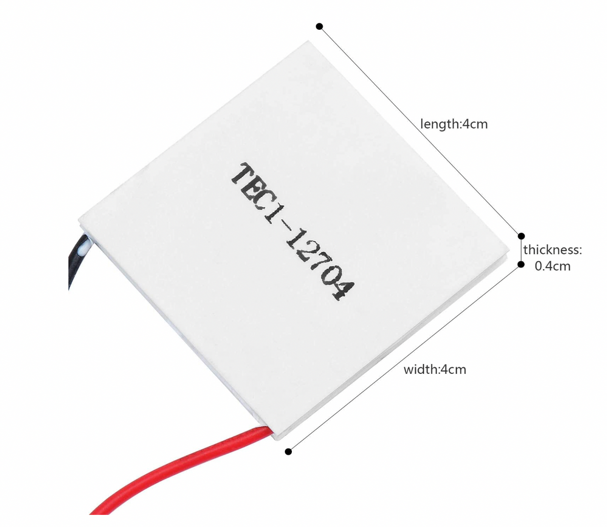 TEC1-12704 Thermoelectric Power Generator Peltier Module – SMARTQAT
